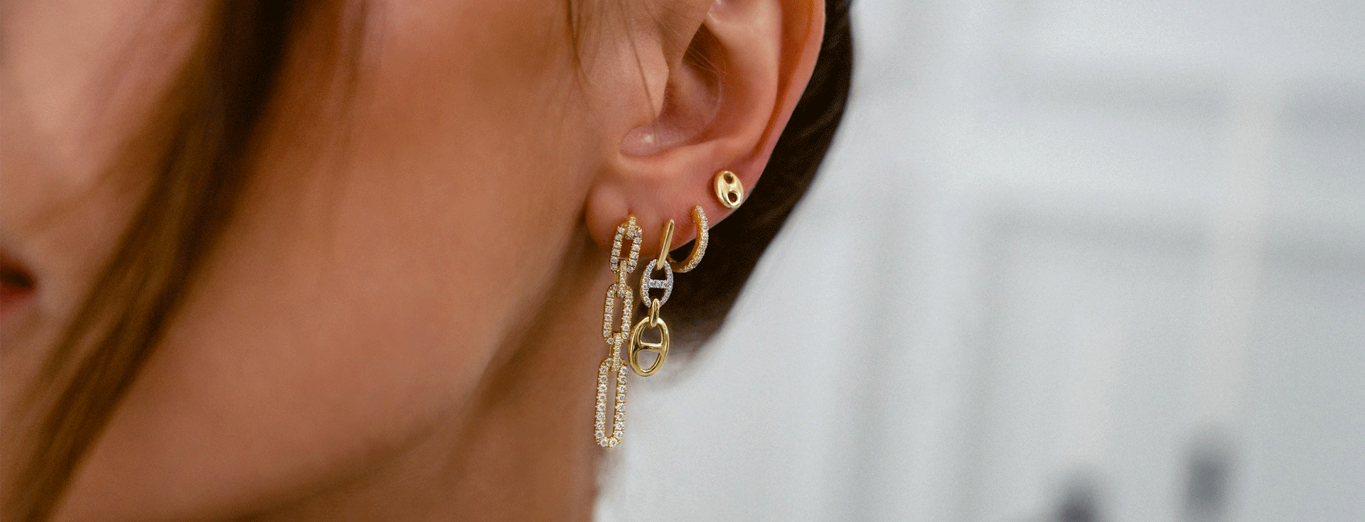 Gold & Diamond Earrings | Hoops, Huggies & Statement Earrings – URBAETIS